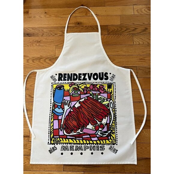 Rendezvous | Kitchen | Rendezvous Apron Memphis Barbecue Ribs Adult ...